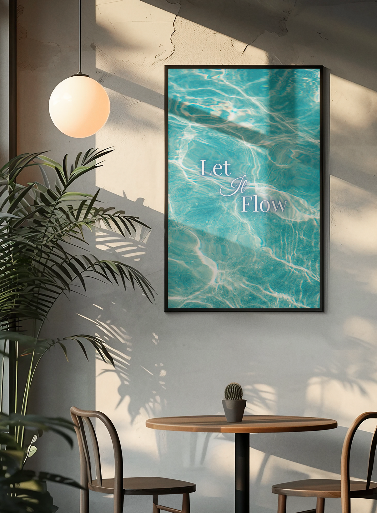 Let It Flow Poster – VibeGlow